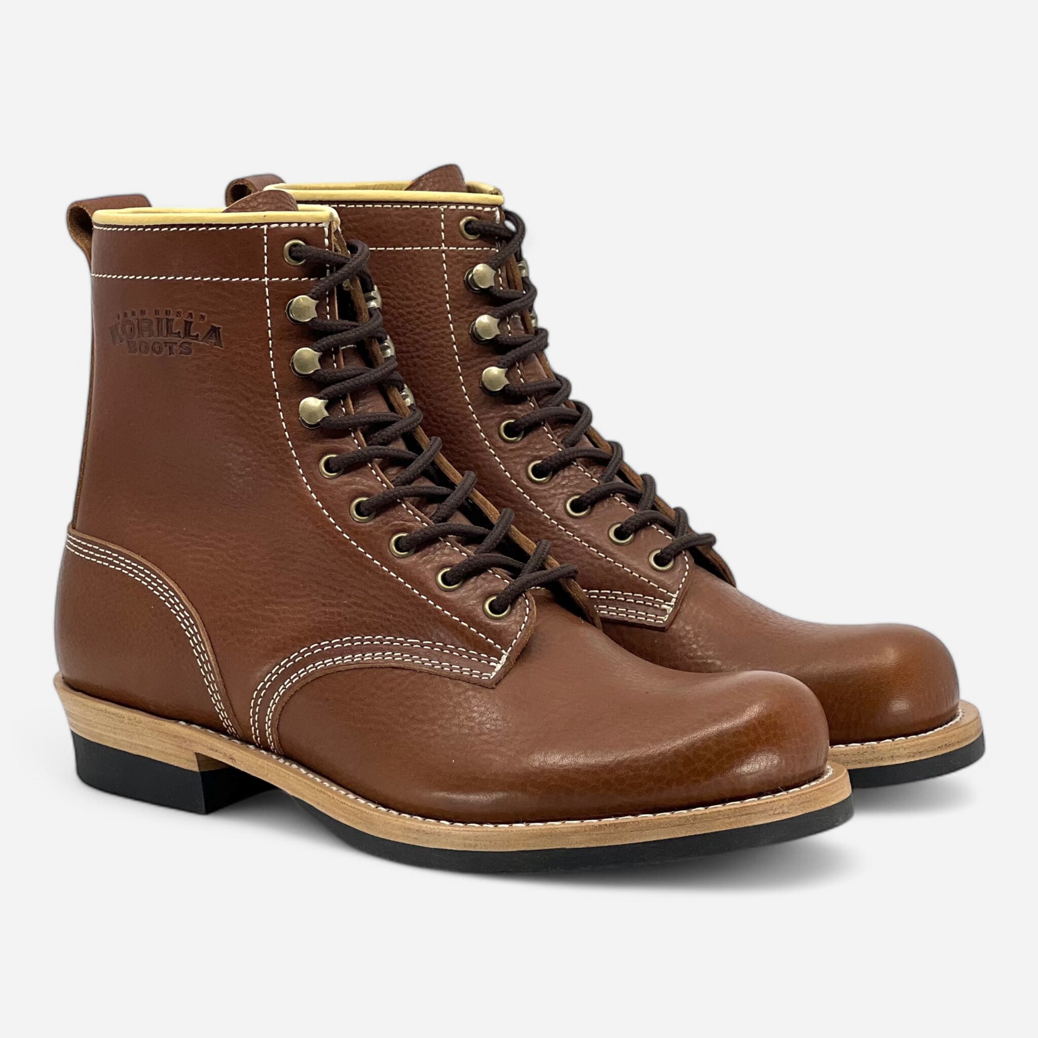 1119M TAN 9-hole Munson Boot | Korilla Boots