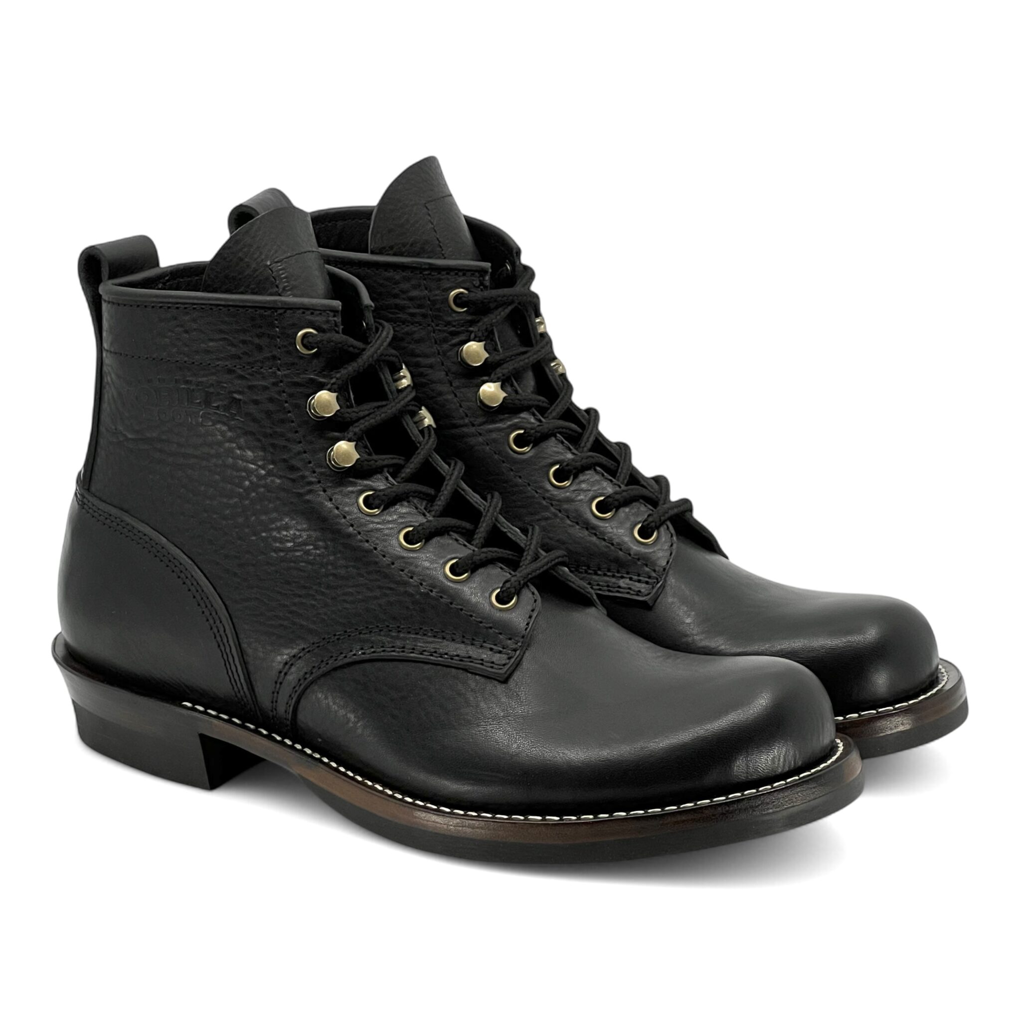 1127M BLACK 7-hole Munson Boot | Korilla Boots